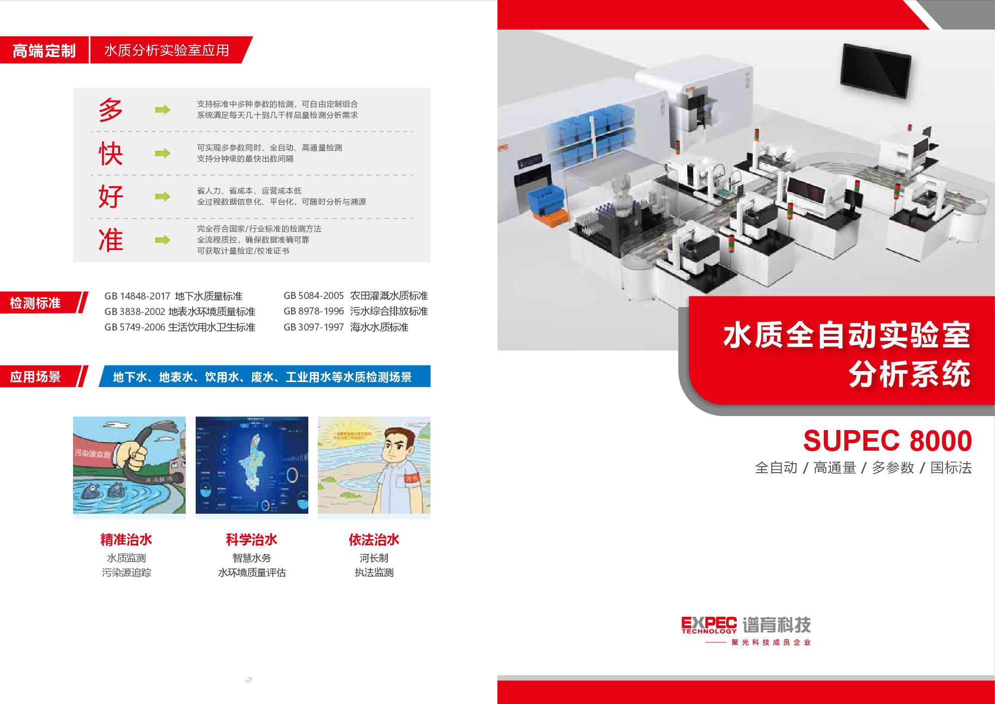 谱育科技SUPEC 8000 水质全自动实验室分析系统 - 四川富尔曼科技有限公司