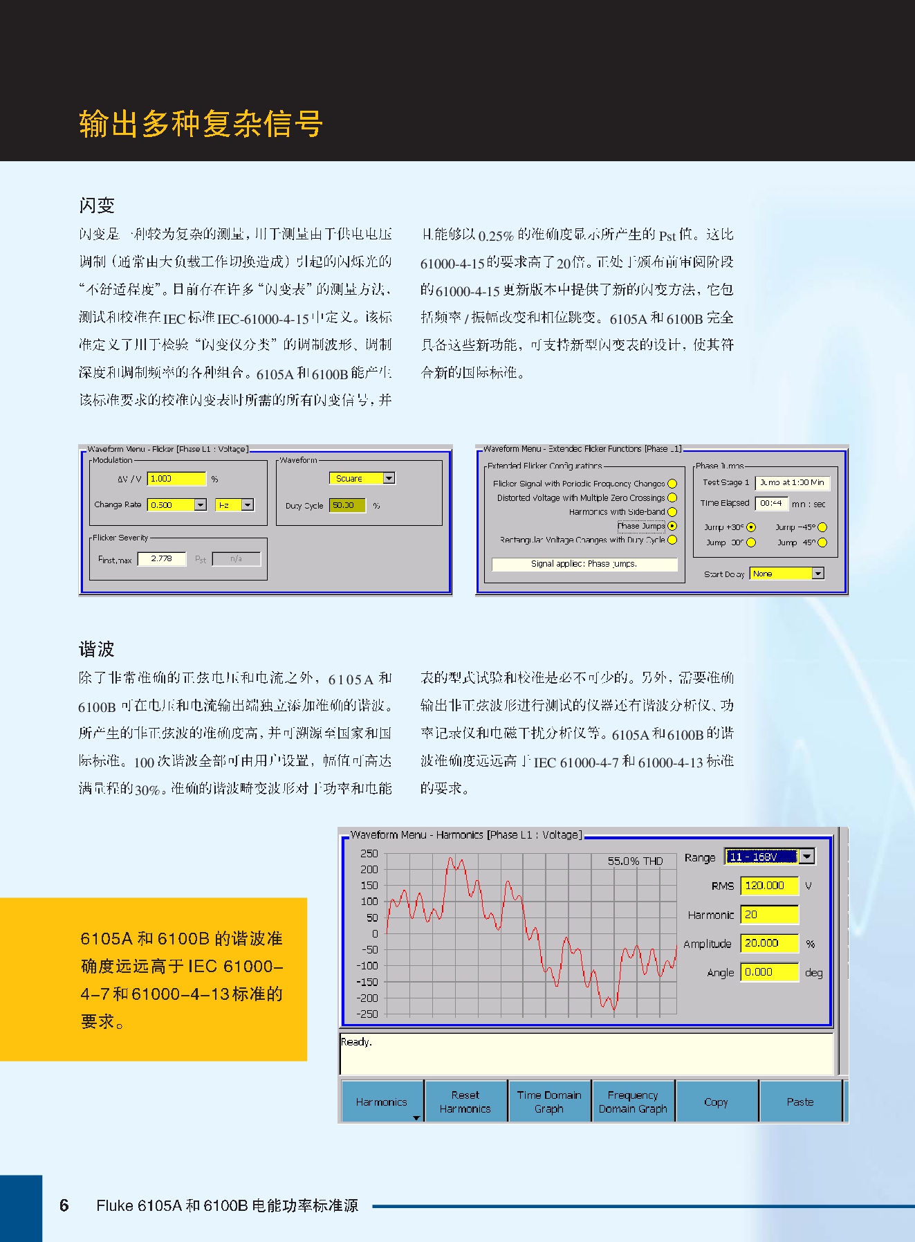 福禄克Fluke 6105A 6100B电能功率标准源 - 四川富尔曼科技有限公司